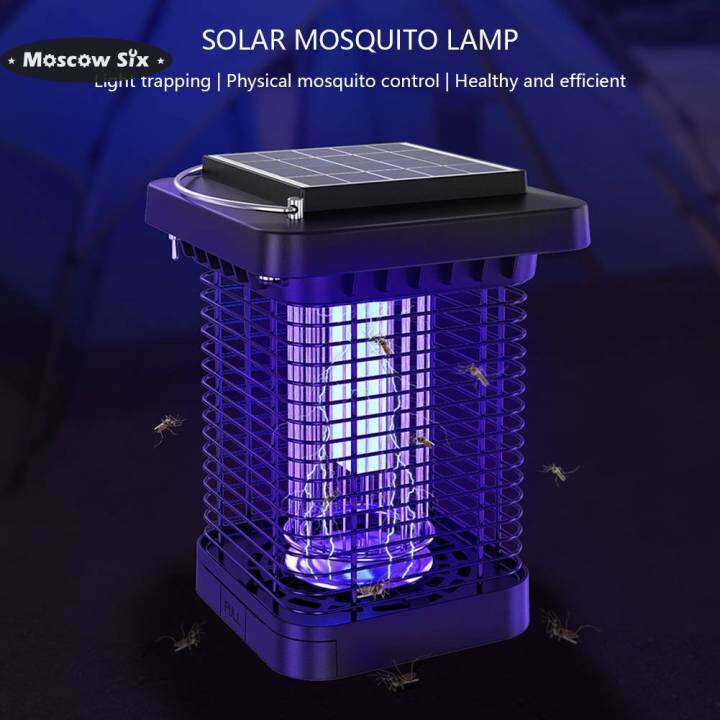 Solar Mosquito Traps IP65 Waterproof Portable Mosquito Light Insect ...