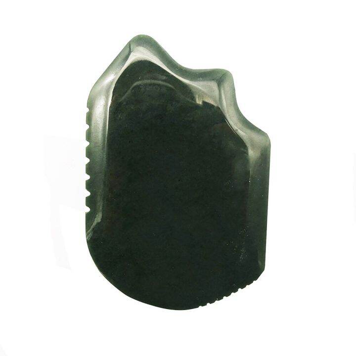 Dark Green Nephrite Gua Sha Massage Tool Natural Jade Stone Guasha ...