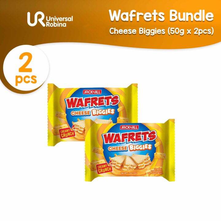 2 x Wafrets Cheese Biggies (50g) | Lazada PH