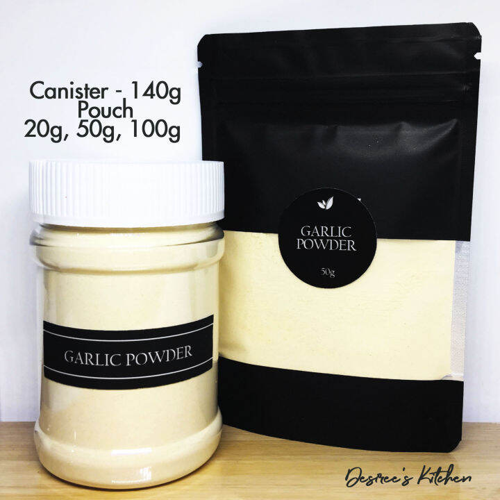 Premium Garlic Powder - in Stackable Canister/Stand-Up Pouch - Premium ...