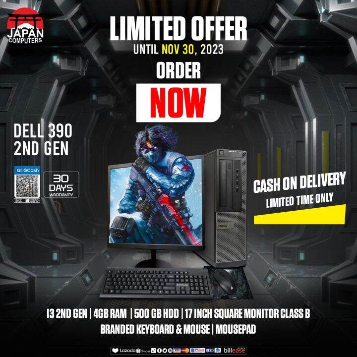 LIMITED OFFER !! i3 2ND GEN DESKTOP PACKAGE|refurbished | Lazada PH