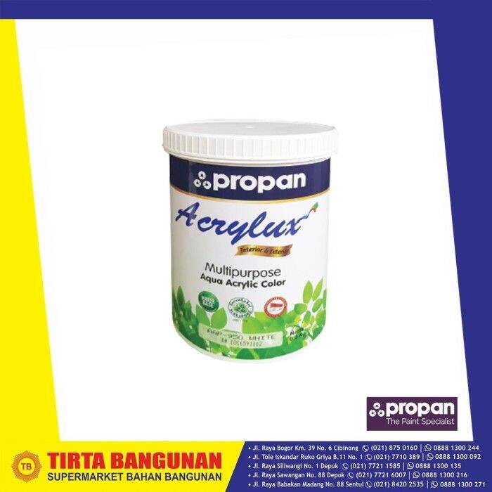 PROPAN ACRYLUX MULTIPURPOSE/ CAT SERBAGUNA 0.90 LITER | Lazada Indonesia