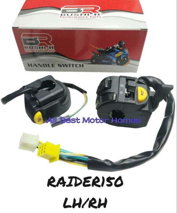BUSHI R Handle Switch For Raider150 LH/RH Set | Lazada PH