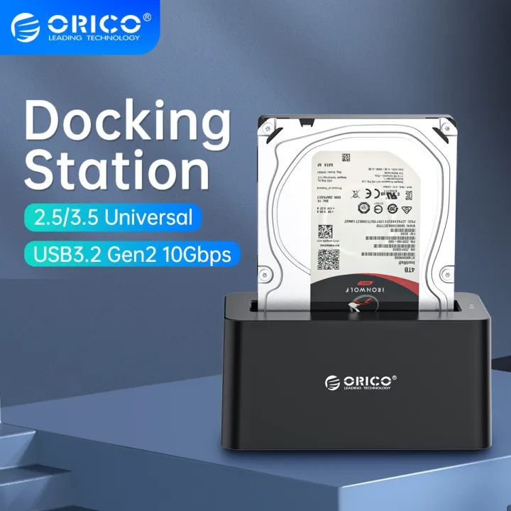 ORICO HDD Docking Station Type C SATA 3.0 to USB3.1 Gen2 10Gbps Hard ...