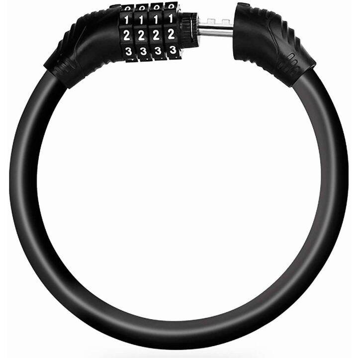 Bike 4-Digit Passcode Combination Heavy Duty Cable Lock | Lazada PH