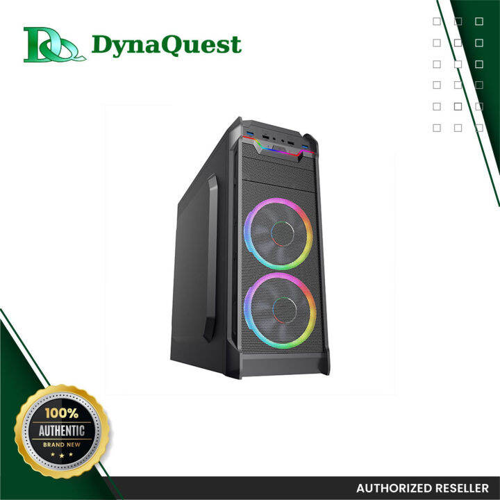 Trendsonic Successor SU06A Mesh TG Mid Tower ATX Case w/ 3*120mm ARGB ...