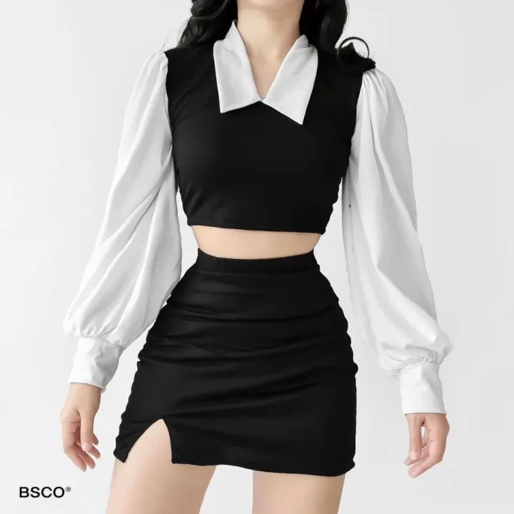 BSCO SOLEA COORDINATES TOP AND SKIRT SET | Lazada PH