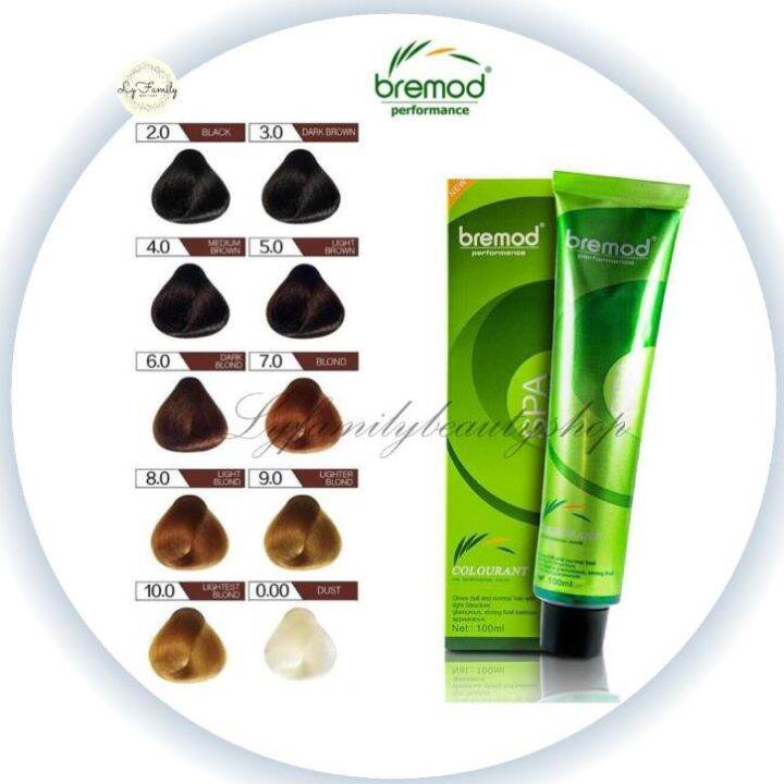 BH Colorful Bremod Hair Color Dye Natural 2/0 3/0 4/0 5/0 6/0 7/0 8/0 9 ...