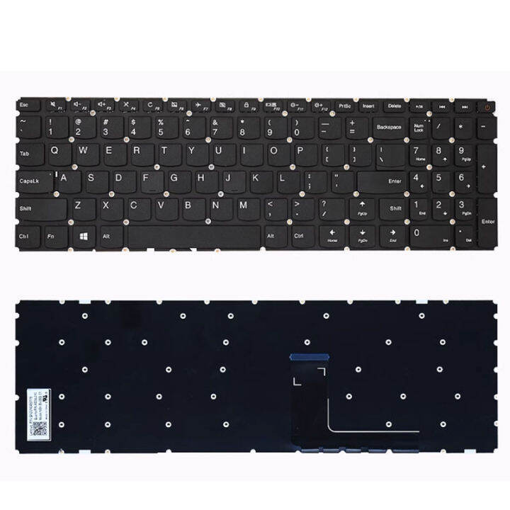 US Keyboard NEW US Laptop Keyboard for Lenovo ideapad 110-15 110-15ACL ...
