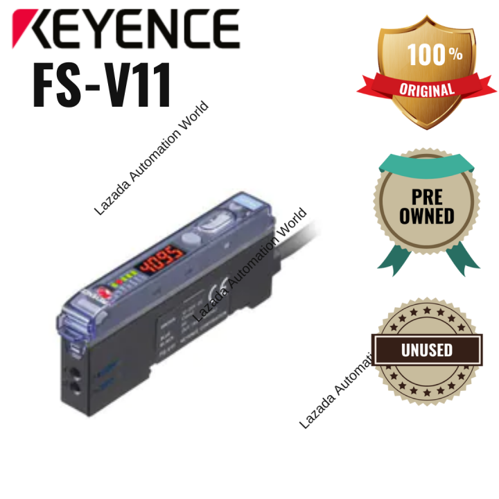 Keyence Sensor FS-V11 Fibre Amplifier, Cable Type, Expansion Unit, NPN FSV11 FSV1 FSV FS FS-V1 ...