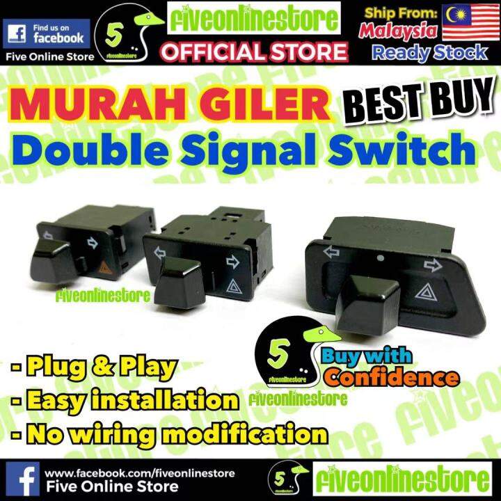 Double Signal Switch Hazard 4.3cm VF3I185 VF3I SPORT RIDER SM SPORT E ...