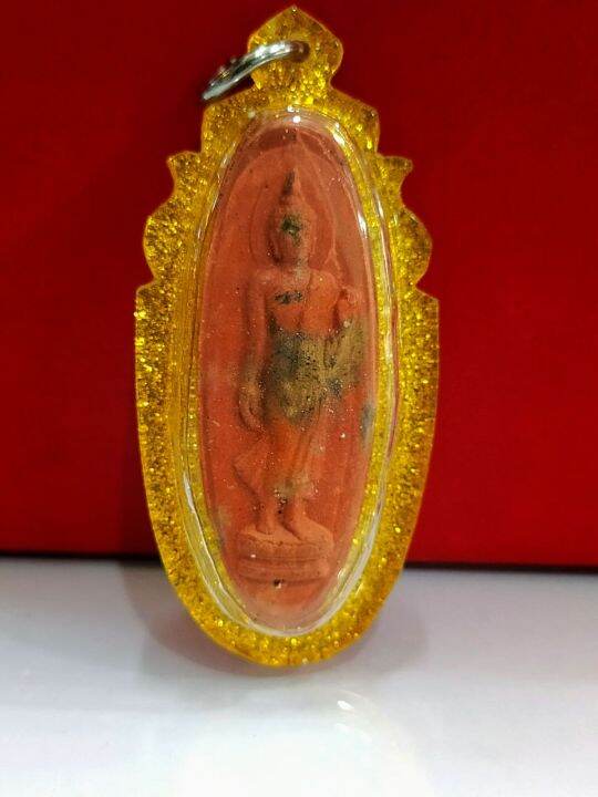 Very Old and Rare- Super Rich & Wealth,Good Luck Walking Buddha Amulet -Phra Leela(108 Master ...
