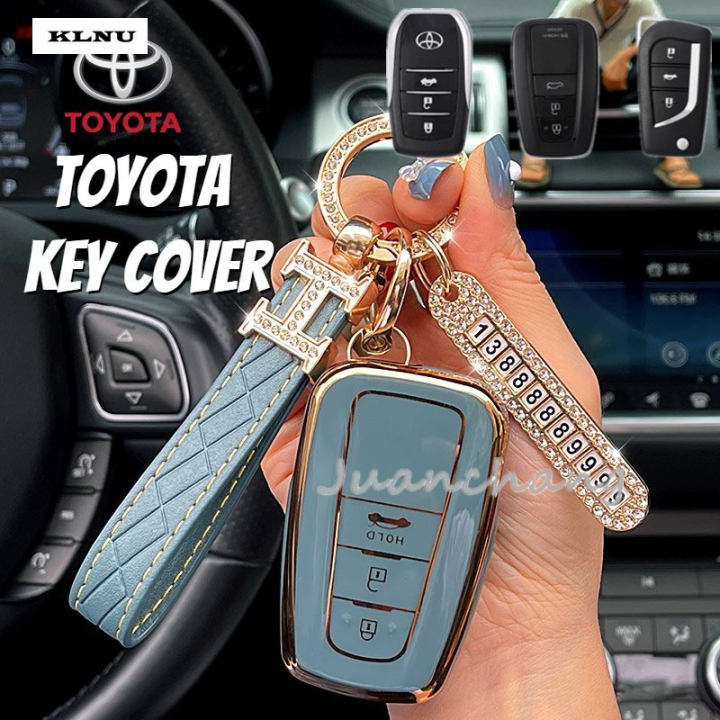 KLNU TPU Car Key Cover For Toyota Corolla Altis Cross Camry CHR RAV 4 ...
