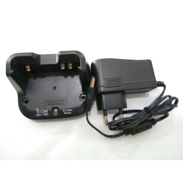 Charger ht icom v80, adaptor + dekstop ic v 80, BC 193 bc-193 litium ...