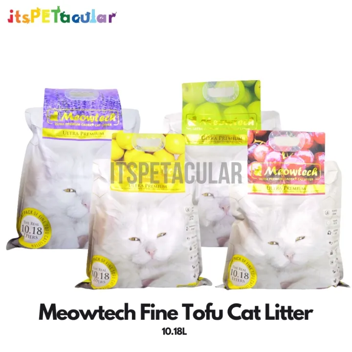 kszcL9Sa TOFU Meowtech Ultra Premium Fine TOFU Clumping Cat Litter 10.18L | Lazada PH