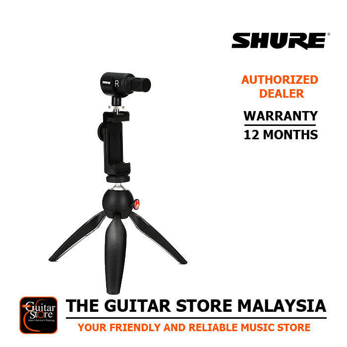 Shure MV88+ Video Kit Digital Stereo Condenser Microphone (MV-88 ...
