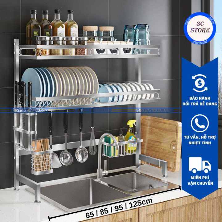 HÀNG XUẤT XƯỞNG Kệ Để Bát Đĩa Đa Năng Thông Minh - Giá Để Đồ Chén Đĩa ...