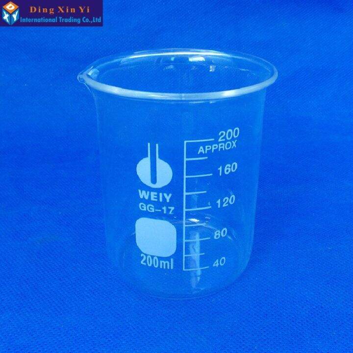 1PC 200mL Chemistry Laboratory Beaker Glass Beaker | Lazada PH