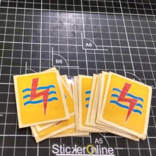 Sticker cutting logo pln helem minim 20pcs | Lazada Indonesia