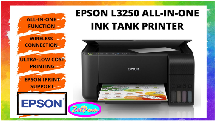 EPSON ECOTANK L3250 A4 WIFI ALL-IN-ONE INK TANK PRINTER | Lazada PH