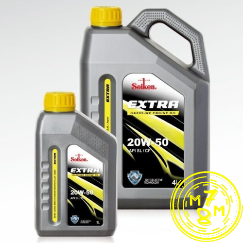 Oli Mesin SEIKEN EXTRA BENSIN 20W-50 Kemasan 1 Liter | Lazada Indonesia