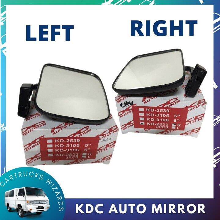 [L300] KDC Auto Mirror - Mitsubishi L300 | Side mirror for L300 (1 Set ...