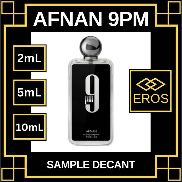 Afnan 9pm 2mL/5mL decant sample perfume takal Eros Boutique | Lazada PH