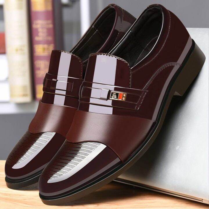COD （Local Delivery）Classic Business Men's Dress Shoes Fashion Elegant ...