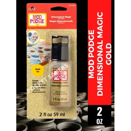 MOD PODGE Dimensional Magic 2 oz. (59 mL) Clear Acrylic Paint Dyes ...