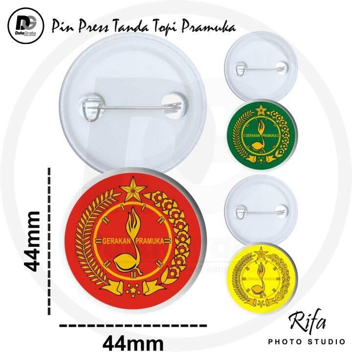 [PIN PRESS] TANDA TOPI PRAMUKA Pin Bros Aksesoris TATOP PRAMUKA PUTRI ...