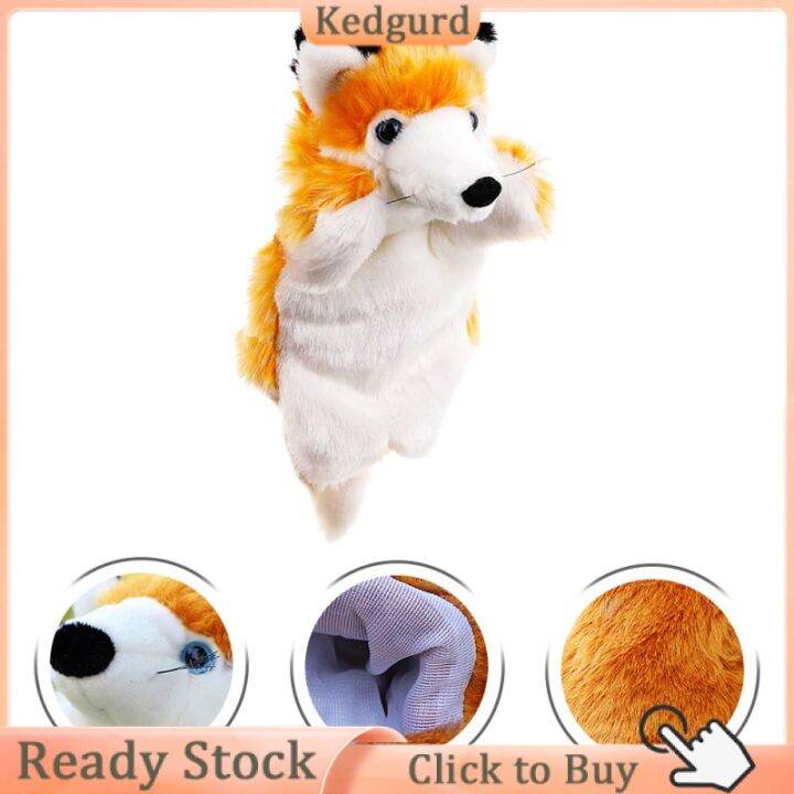 Kedguard [New] Hand Puppet Story Telling Animal Fox Finger Puppets Stuffed Plush Show Theater ...