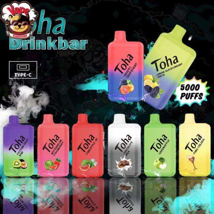 TOHA 5000 Puffs offers a wide range of flavors for you to choose from ...