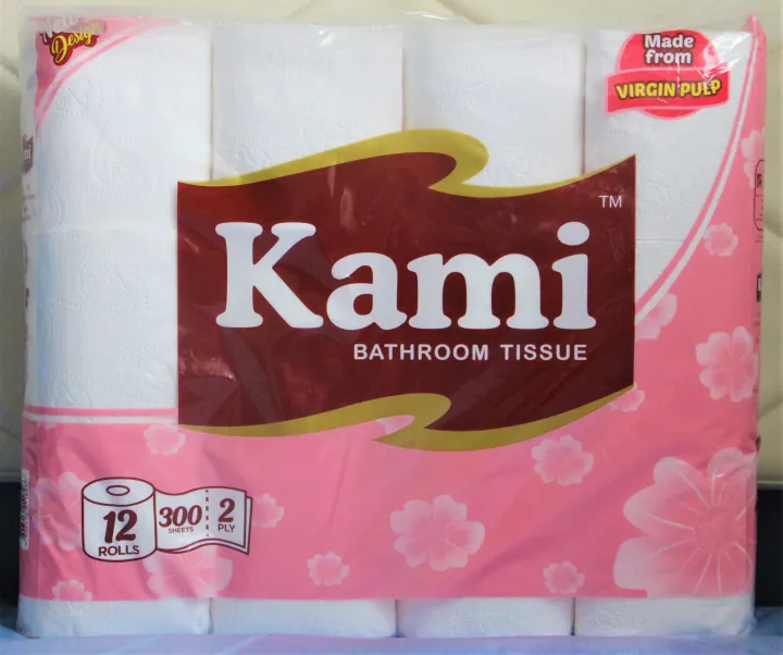 Kami Bathroom Tissue/12 Rolls/300 Sheets/2 Ply | Lazada PH