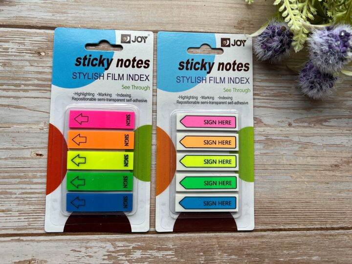 Joy sticky Note Sign Here SH-156 /SH-152 | Lazada PH