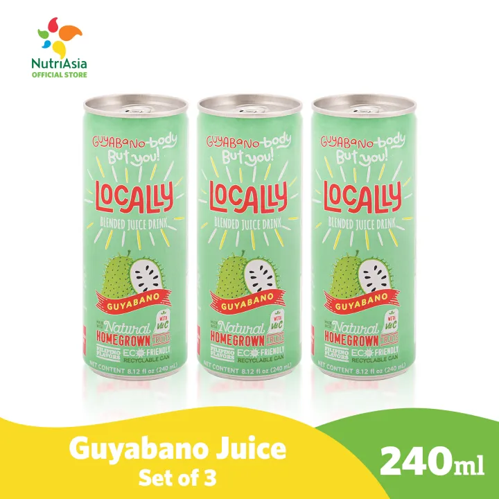 Locally Guyabano 240 ml Set of 3 | Lazada PH