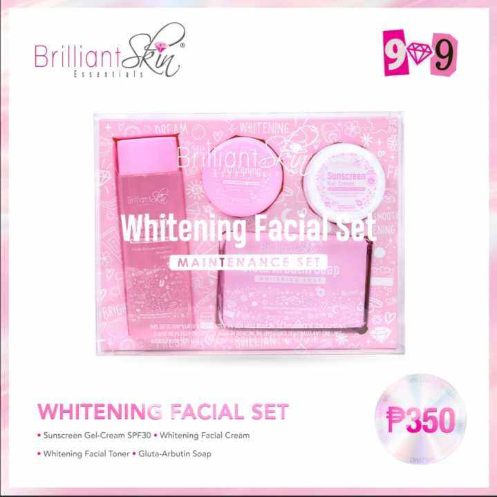 Brilliant Skin Essentials Whitening Facial Set Lazada Ph
