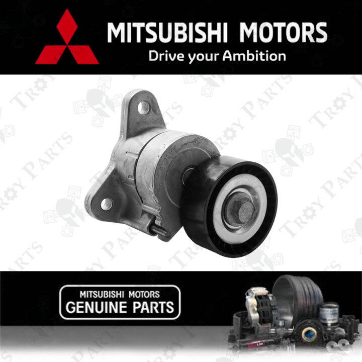 (1pc) Original Mitsubishi Fan Belt Tensioner Pulley Bearing Idler for ...