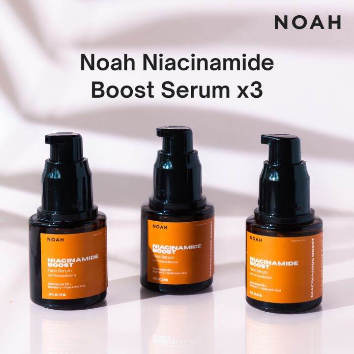 3x Noah Niacinamide Boost Serum 22mL with Formula Booster | Lazada PH