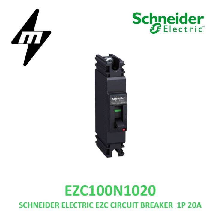 Schneider Electric EZC100N1020 EZC Molded Case Circuit Breaker, Easy ...