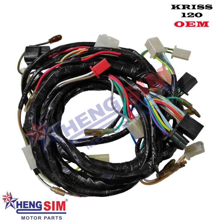 KRISS 120 (OEM) WIRING BODY WIRE HARNESS FULL SET MODENAS | Lazada