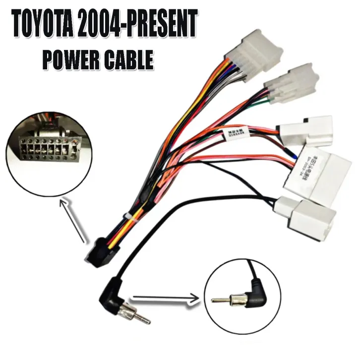 Toyota All Models 2004-present Cable Plug Harness Install Stereo Wiring ...