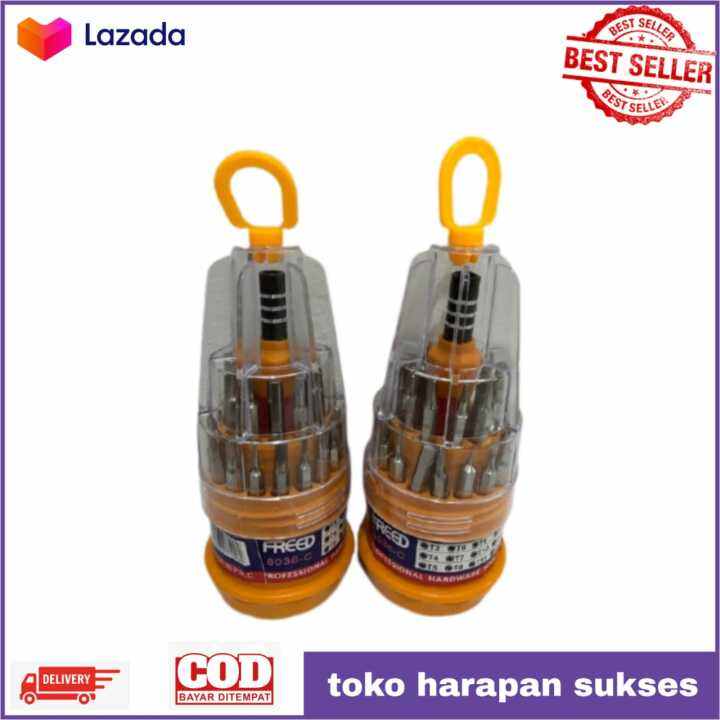 Obeng mini Set 31 in 1 Freed botol | Lazada Indonesia