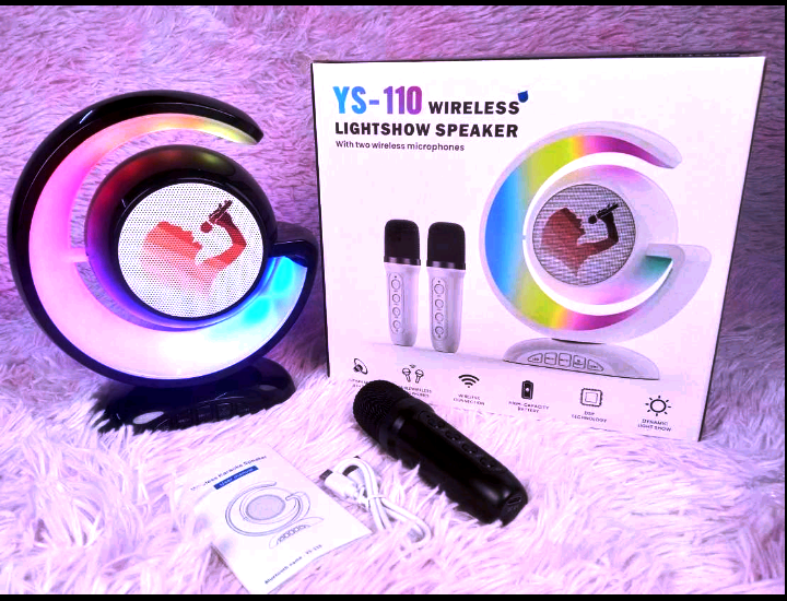 Wireless Light Show Speaker w/ One Wireless Mic (YS-110) | Lazada PH