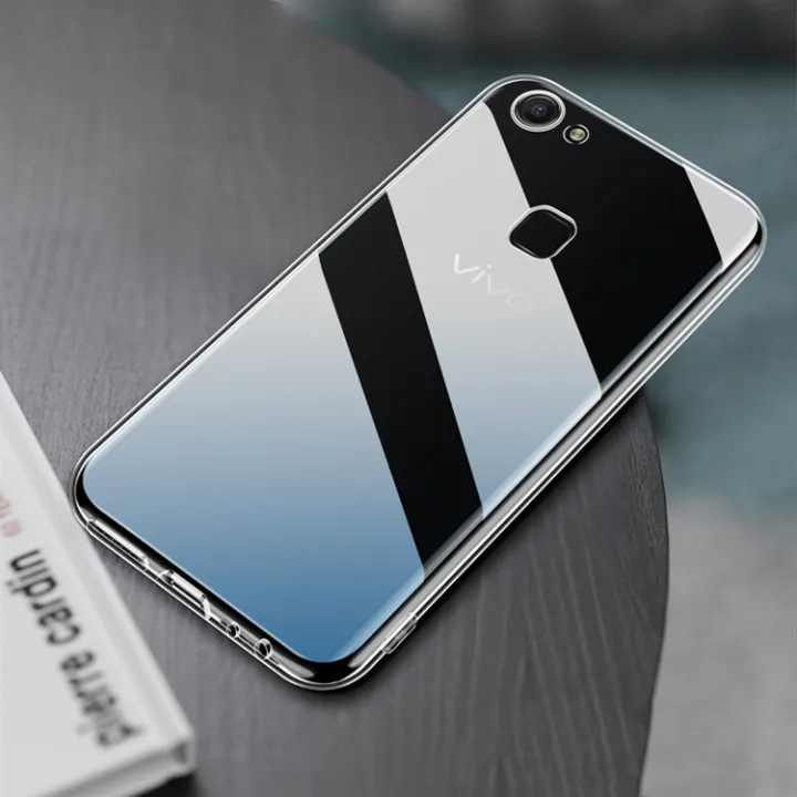 สำหรับ Vivo V7 1718 5.7นิ้วบางใสซิลิโคนยางทนต่อการขีดข่วน CP กรณี ...
