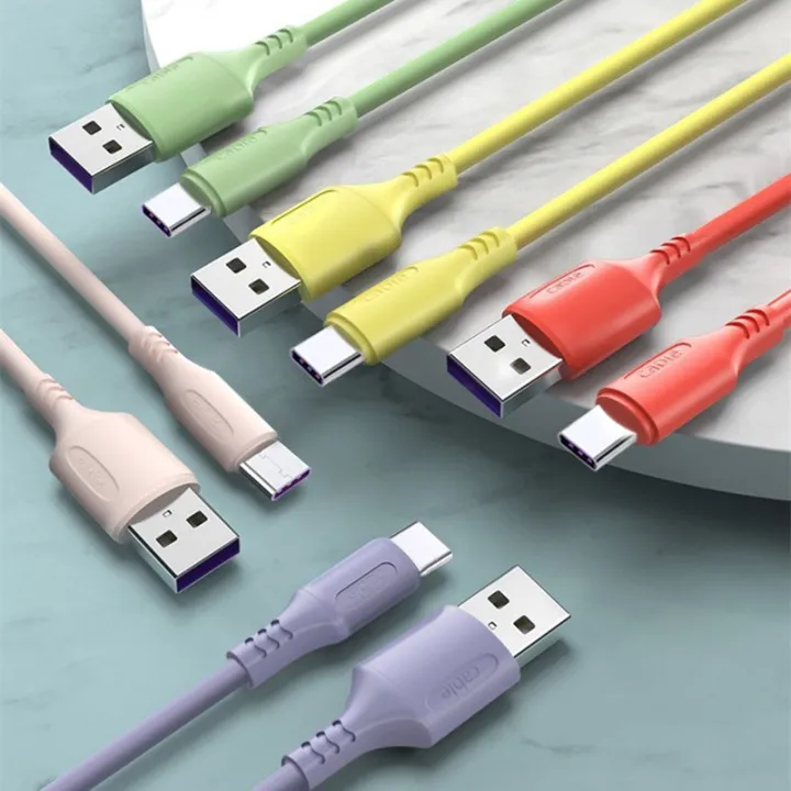 Macaron Color Android Type C Iphone Charging Cable Fast Charging Cable ...