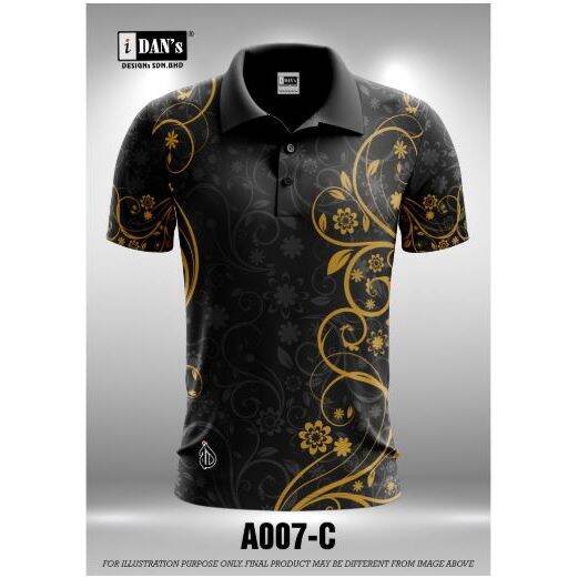 2023 NEW -A007 BATIK SONGKET SUBLIMATION POLO COLLAR TSHIRT(FREE NAME ...