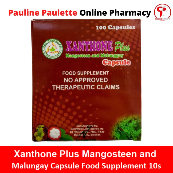 Xanthone Plus Mangosteen and Malungay Capsule Food Supplement 10Pieces ...