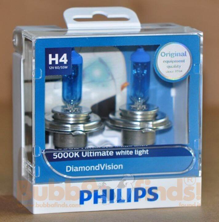 Philips Diamond Vision H4 headlamp replacement bulb - PAIR | Lazada PH