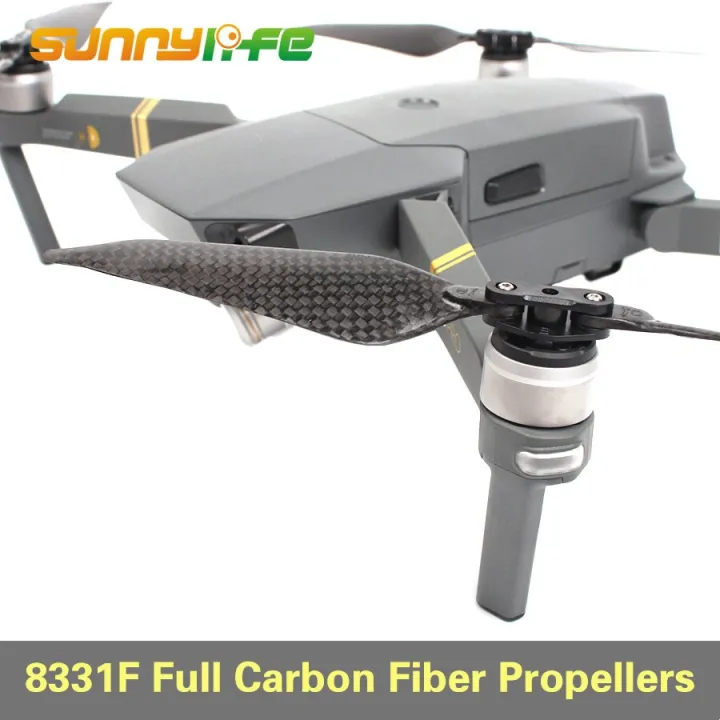 ใบพัดพับได้8331F,ใบพัดคาร์บอนไฟเบอร์เต็มรูปแบบ8331สำหรับ DJI MAVIC PRO ...