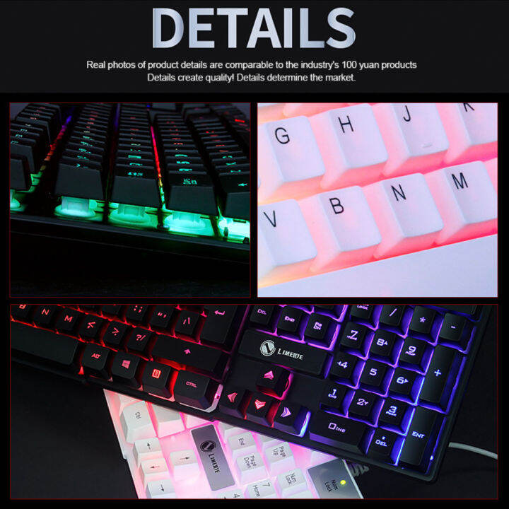 keyboard computer colorful backlit keyboard and mouse | Lazada PH